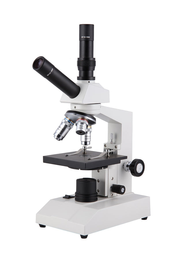 Dual View Compound Microscope for High School with LED Illumination ...